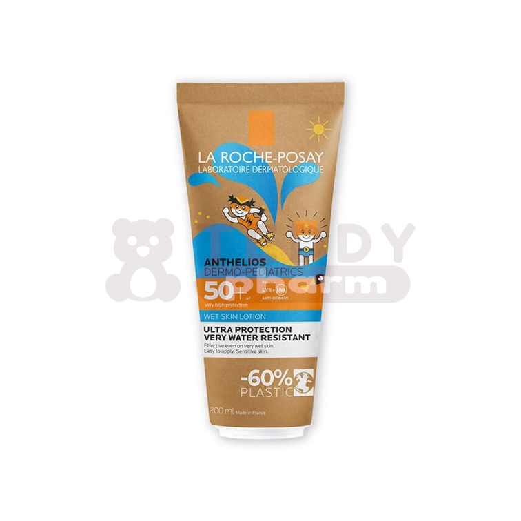 LA ROCHE Posay Anthelios Dermo-Kids Wet Skin Gel LSF 50+ 200 ml ...